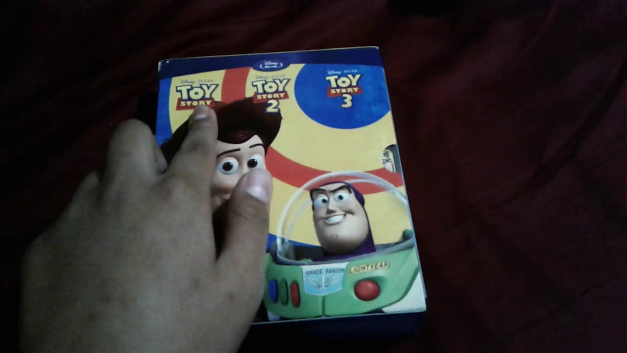 Unboxing toy story trilogía blu ray  (leer la descripción )