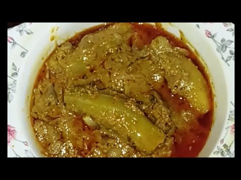 Parwal sabzi (pointed gourd)