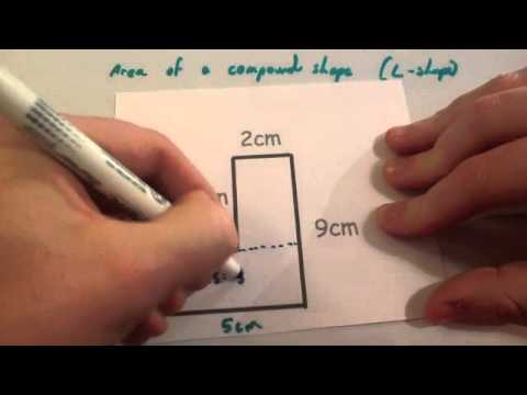 Area of an L-shape | Corbettmaths