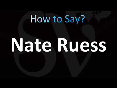 How to Pronounce Nate Ruess