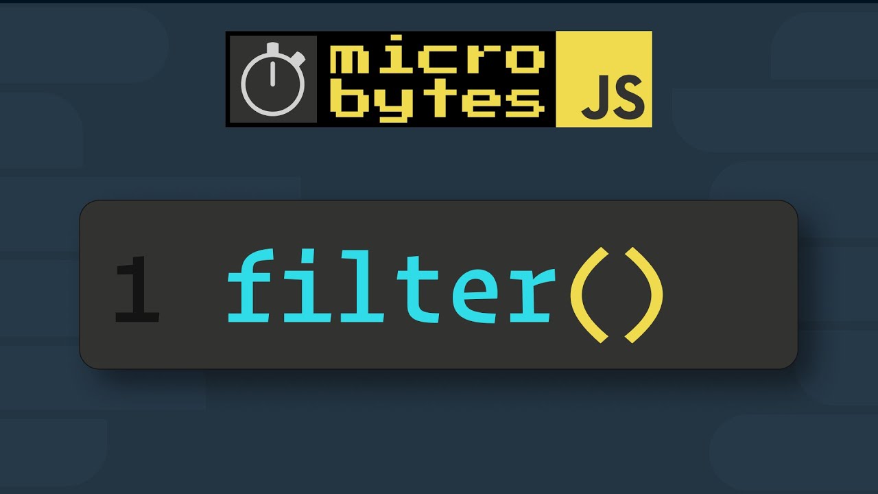 JavaScript Array Filter Method In 90 Seconds #JavaScriptJanuary