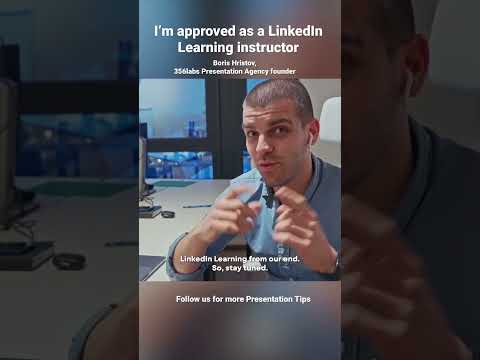 I’m approved as a LinkedIn Learning instructor! | #356labs