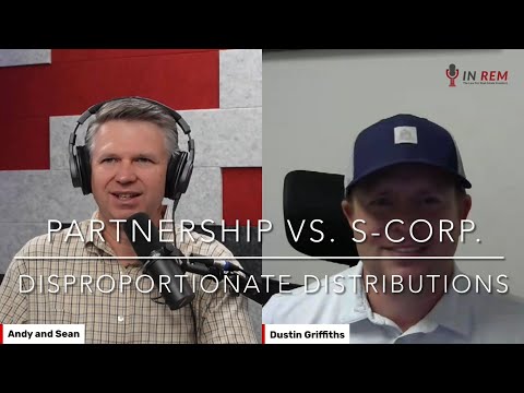 Partnership Taxation vs. S-Corporation Taxation: Disproportionate Distributions