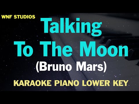 Bruno Mars - Talking To The Moon (Karaoke Lower Key)