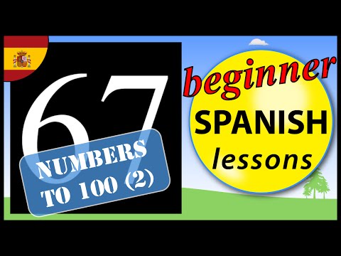Numbers to 100 in Spanish (2) | Beginner Spanish Lessons for Children