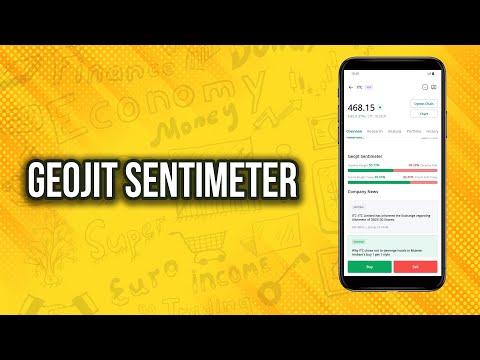 What is Geojit Sentimeter Feature in the Flip App | Securities Page | Flip Mobile | Geojit