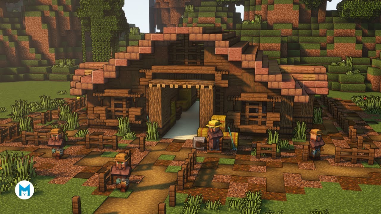 ⚒️ Minecraft: How to Build a Horse Stable - Minecraft Builders