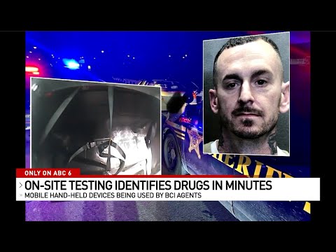 Analyzing seized drugs at the crime scene