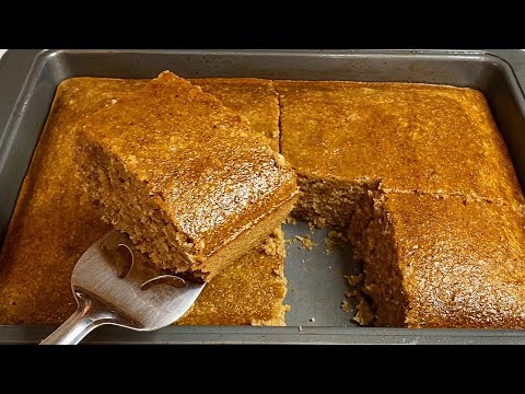 Coconut Cake (Jamaican Toto) easy and delicious!
