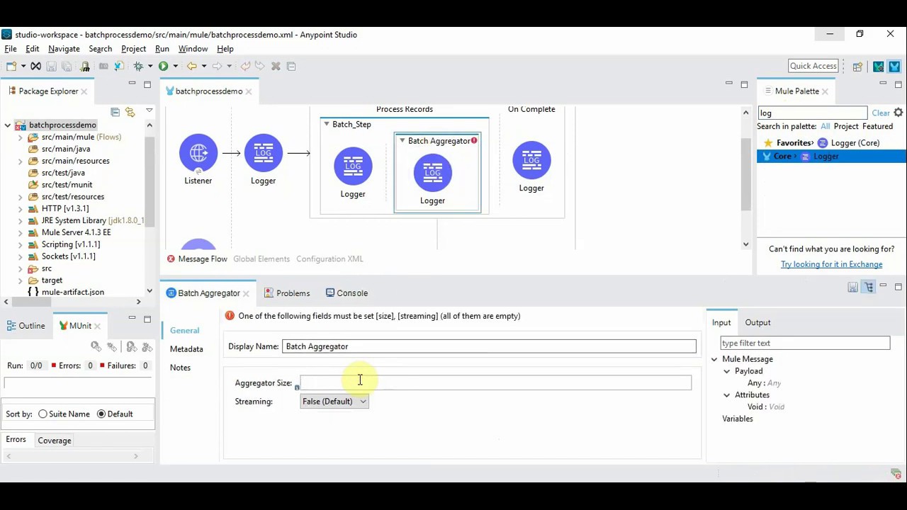 Mule 4 Batch Processing Part 2