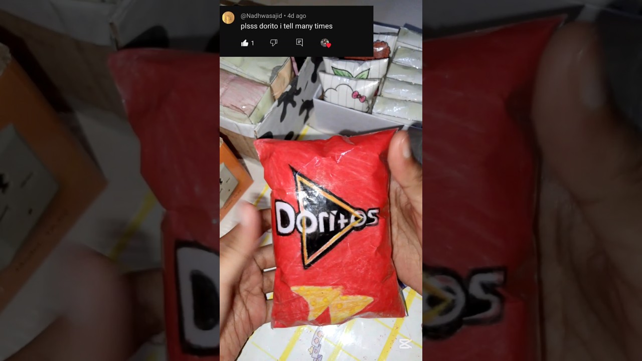 doritos paper squishy 😩🤤#shorts #vairalvideo #diy #youtube