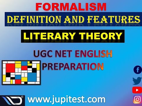 LITERARY THEORY | FORMALISM | DEFINITION AND FEATURES | UGC NET | Jupitest - Joy of Preparation