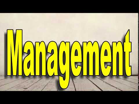 How to Pronounce Management