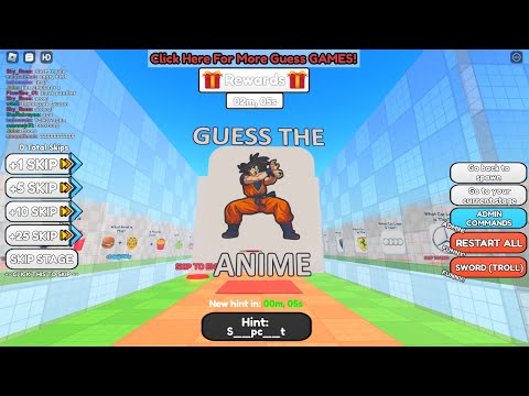 Guess The Logo?! | Anime | Roblox