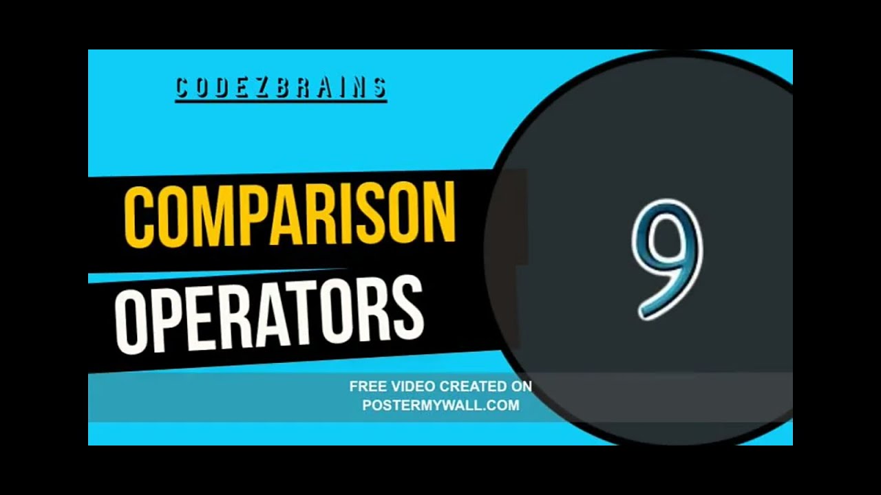 # 9. Comparison operator in javascript in tamil