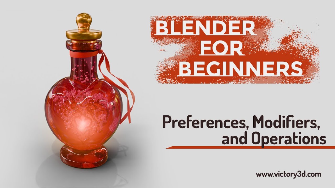 Beginner Blender 4.2 Tutorial - Part 2: Preferences, Modifiers & Operations