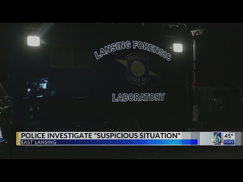 MSP forensics unit investigates East Lansing home