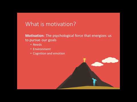 I/O Psychology - Lecture 8 - Part 2 - Motivation