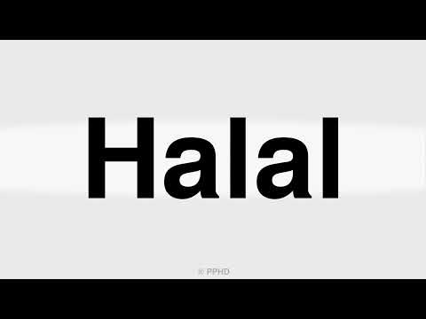 How to Correctly Pronounce Halal In English
