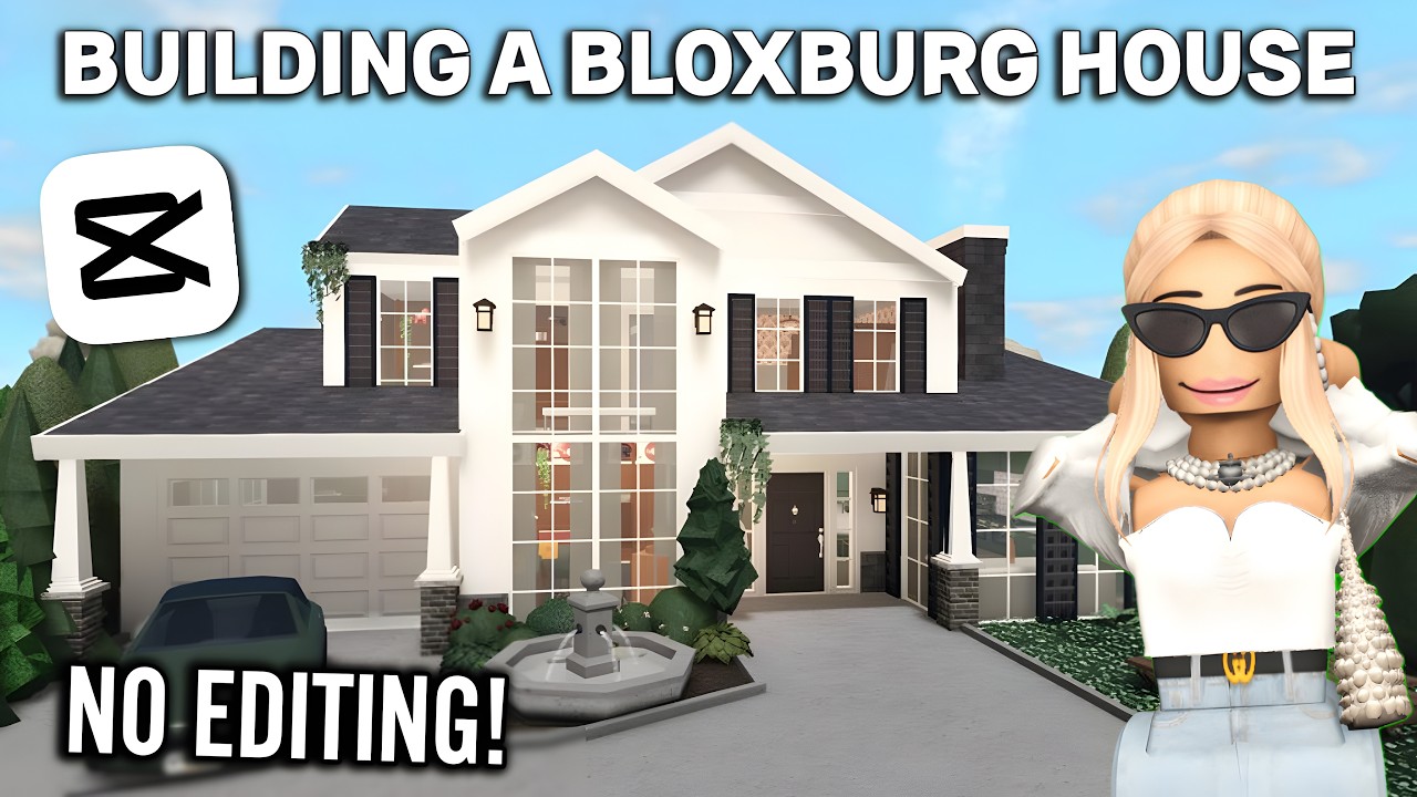 I BUILT A BLOXBURG HOUSE...but I can't edit the video
