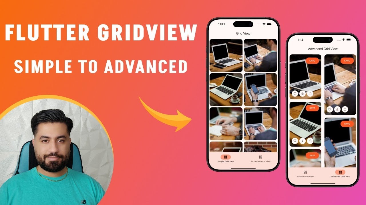 Mastering Flutter GridView: Simple to Advanced  | Flutter ui design tutorial