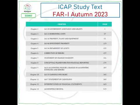 CAF1: ICAP Study Text | Autumn 2023 (SO002)