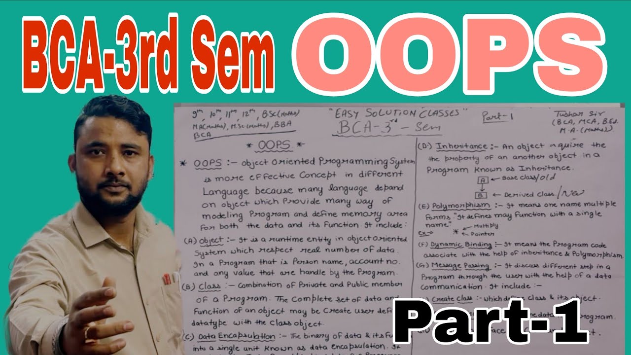 Object Oriented Programming System using C++ l OOPS I Object/Class/Inheritance/Polymorphism l Part-1