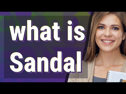 Sandal | meaning of Sandal