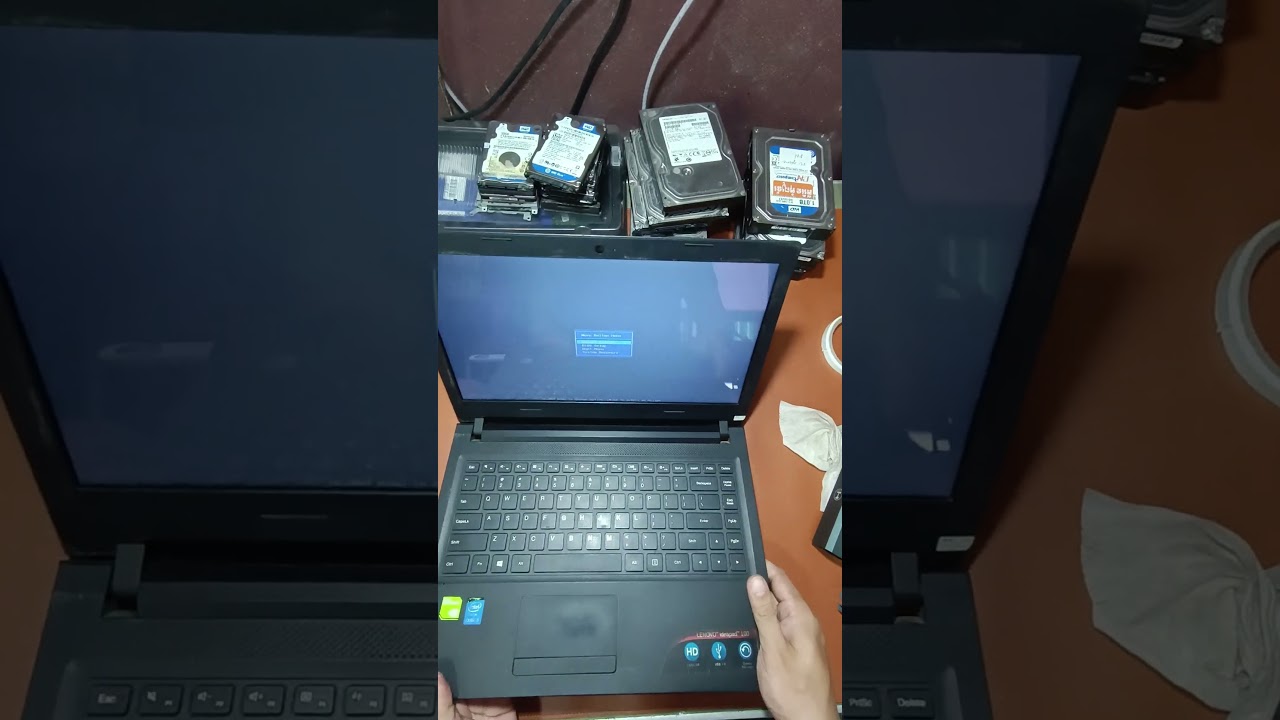 how to enter bios or boot menu for Lenovo Ideapad 100