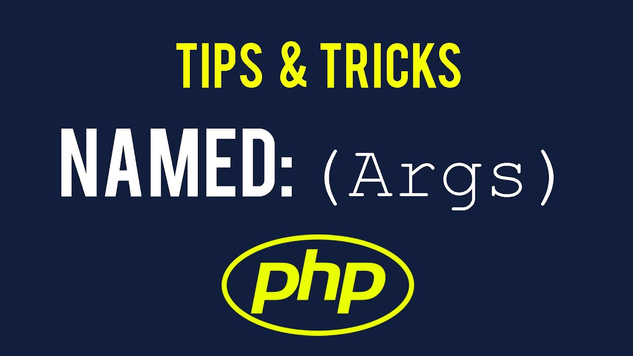 PHP 8 New Features: Named Arguments | Quick Programming Tutorial