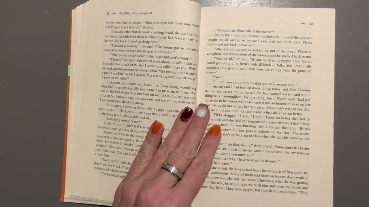 Chapter 3 of TKAM by Harper Lee (Cal's Reading)
