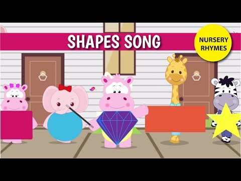 Shapes Song with Lyrics | Learn Shapes For Kids | Learning Videos For Toddlers | Kids Songs