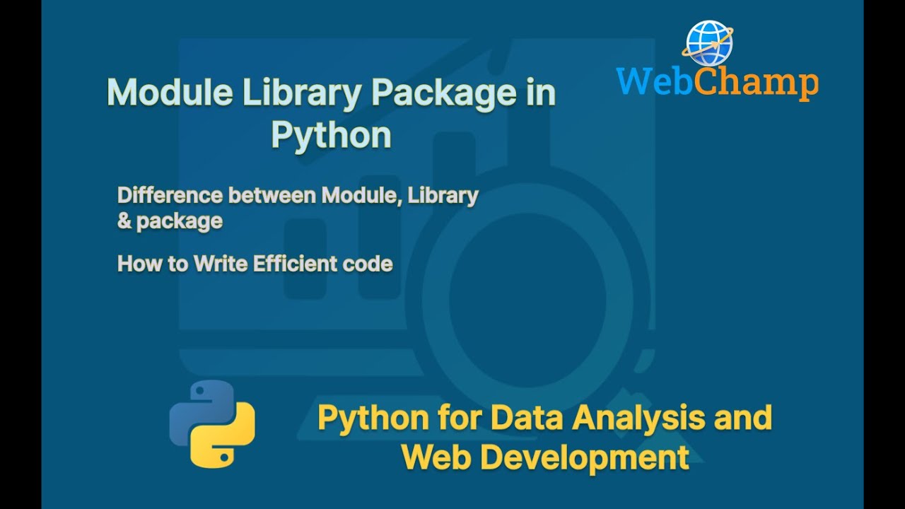 Python 20: Exploring the Module Library Package for Efficient Python Programming