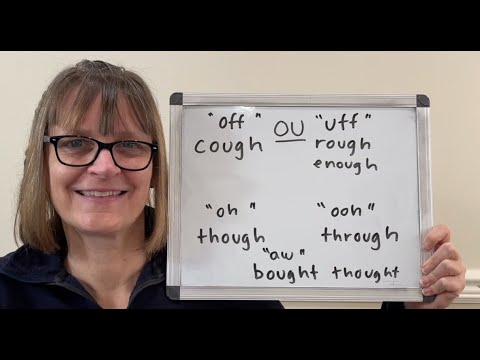 How to Pronounce Cough, Enough, Though, Through, Thought: Letters OUGH Spelling & Sounds in English