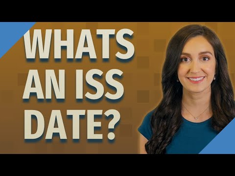 Whats an ISS date?