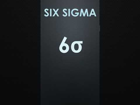 Six Sigma in 15 seconds