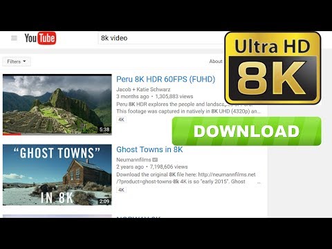 How to download 4K, 8K or original videos in YouTube