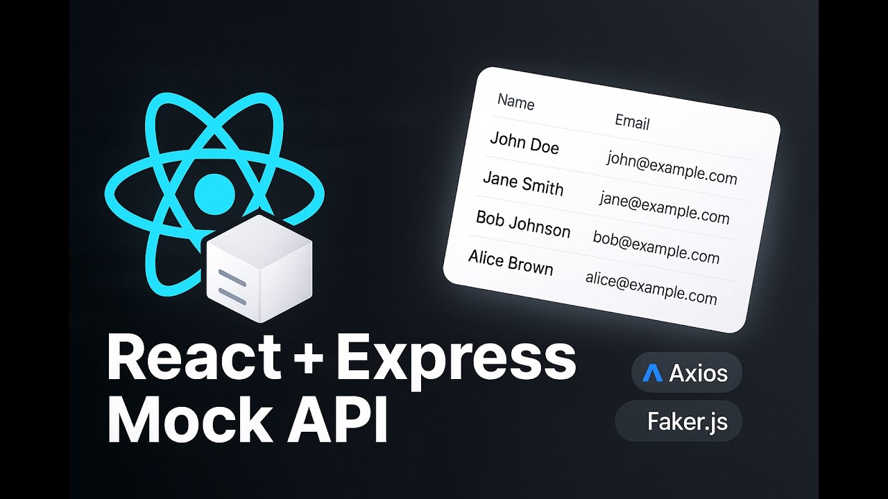 # 1(React) Hooks to Fetch Faker Data