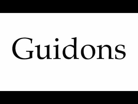 How to Pronounce Guidons