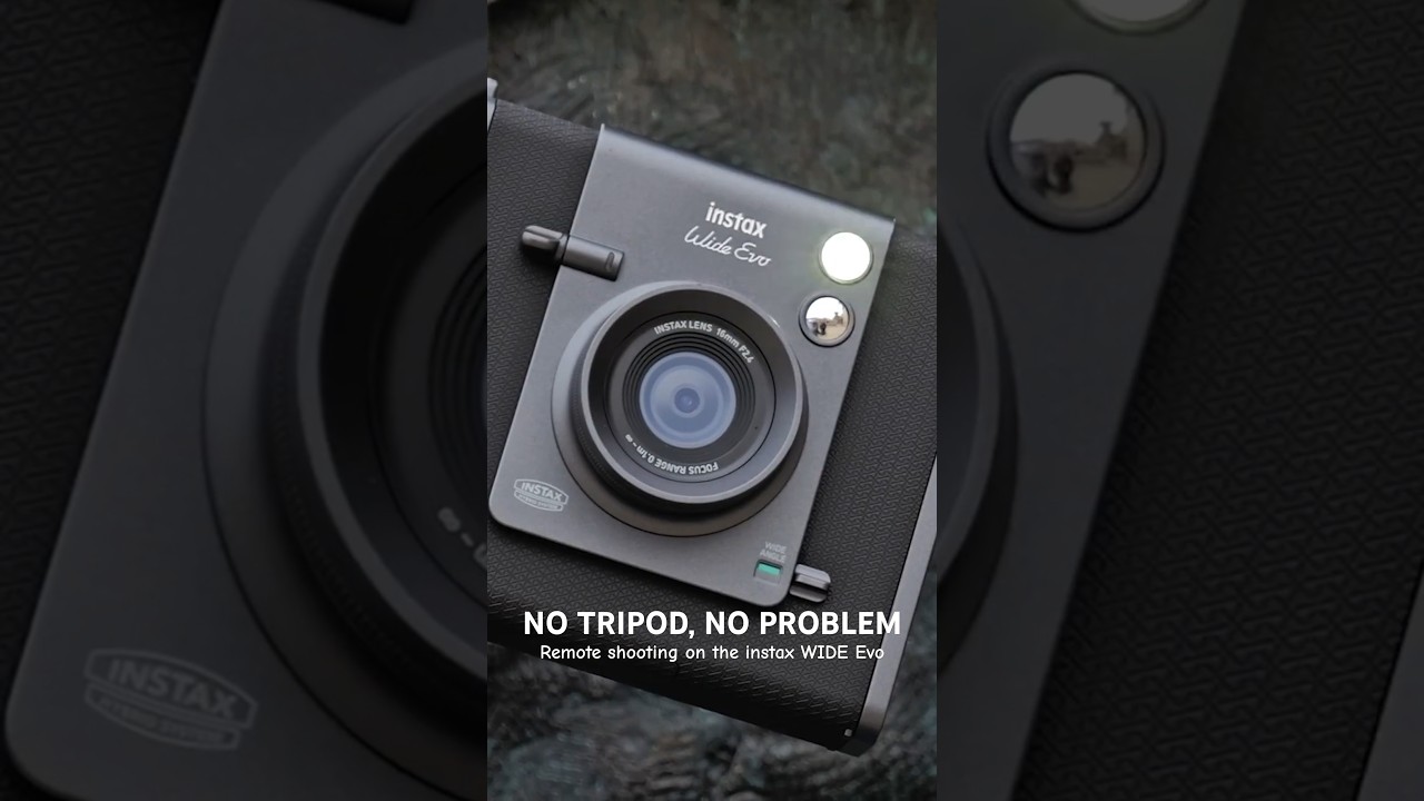 📸 No tripod? No problem | Remote shooting on the instax WIDE Evo