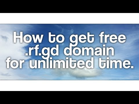 How to get an unlimited free .rf.gd domain | iHelp