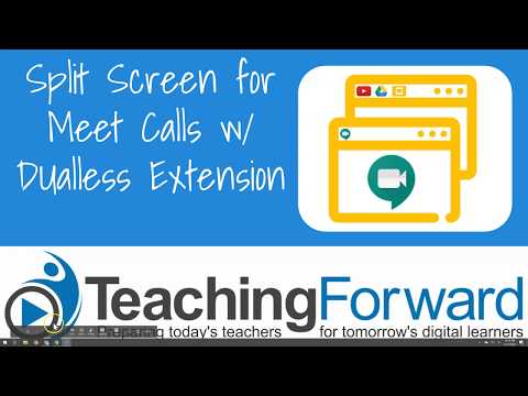 Dualless Chrome Extension with Google Meet