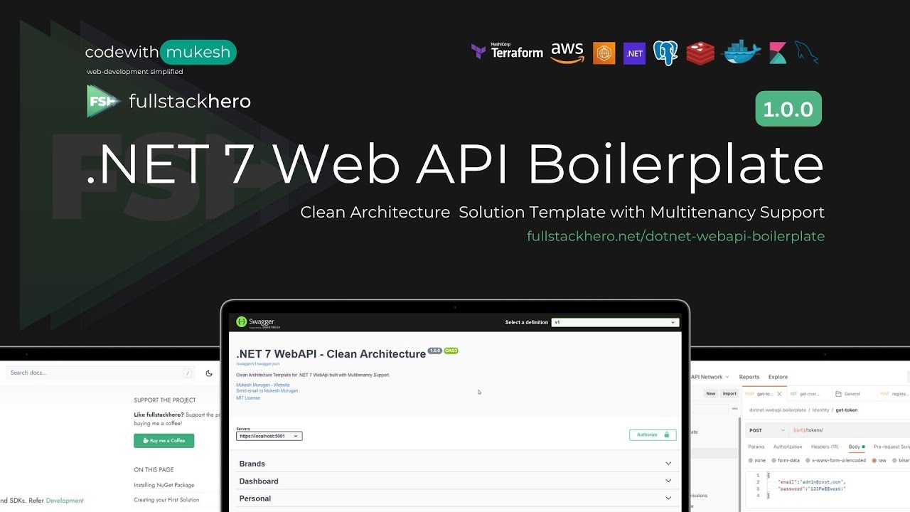 .NET Web API Boilerplate | FullStackHero - Getting Started
