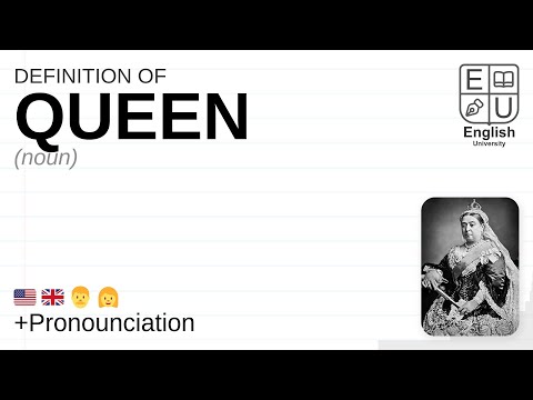 QUEEN meaning, definition & pronunciation | What is QUEEN? | How to say QUEEN