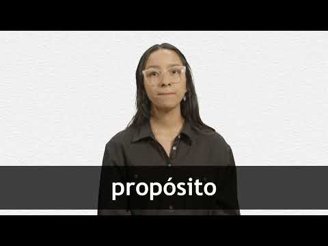 English Translation of “PROPÓSITO” | Collins Spanish-English Dictionary