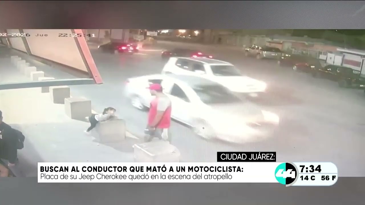 They are looking for the driver who killed a motorcyclist.