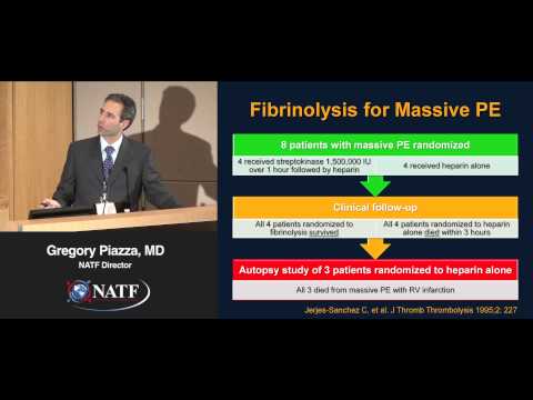 Medical Therapy for Venous Thromboembolism | Gregory Piazza, MD, MS