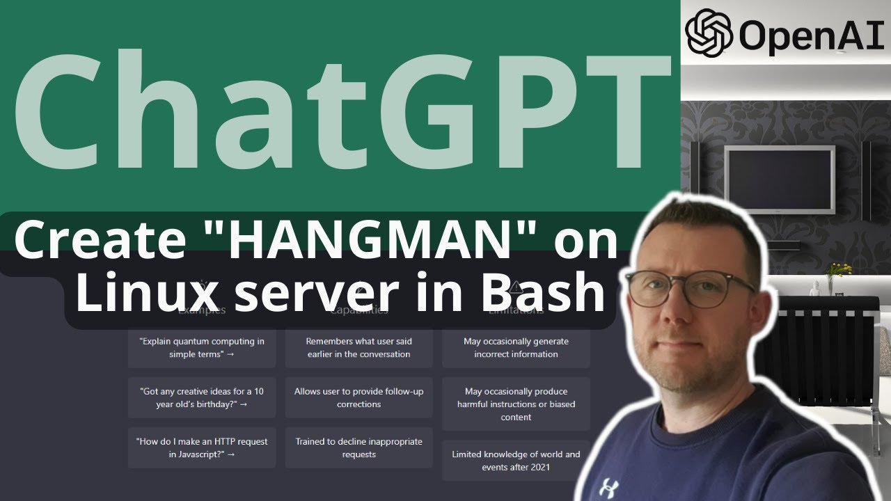 How to Create a HANGMAN Game with ChatGPT on a Linux Server