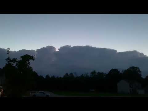 Distant storms over lincolnton NC July 2022
