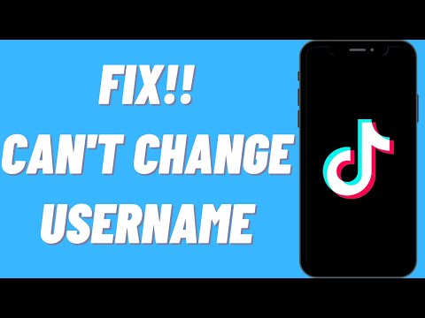 FIX I Can't Change My USERNAME On TikTok